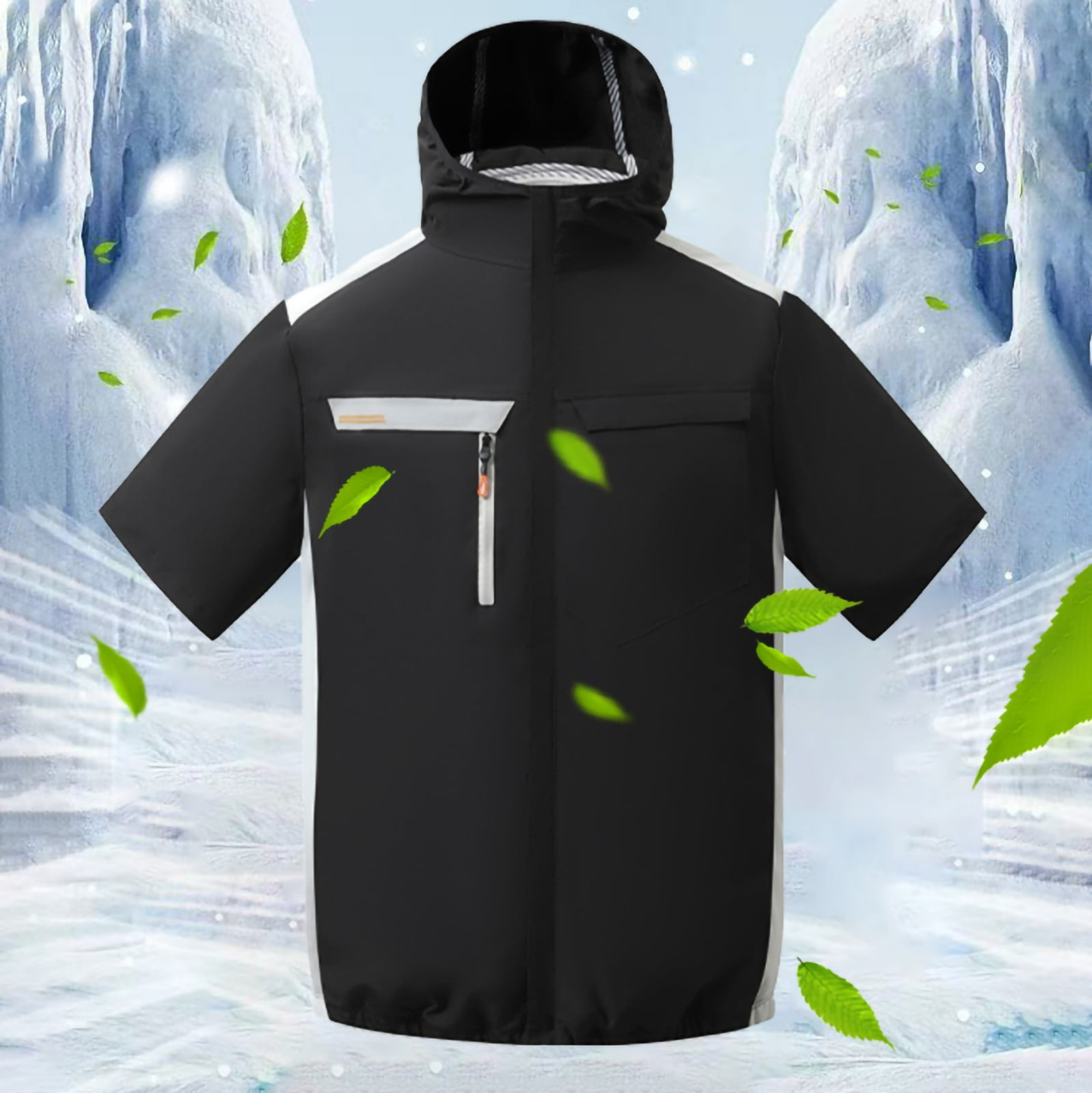 Seeotter Clubhouse Short Sleeve Pullover Cage Jacket - Walmart.com