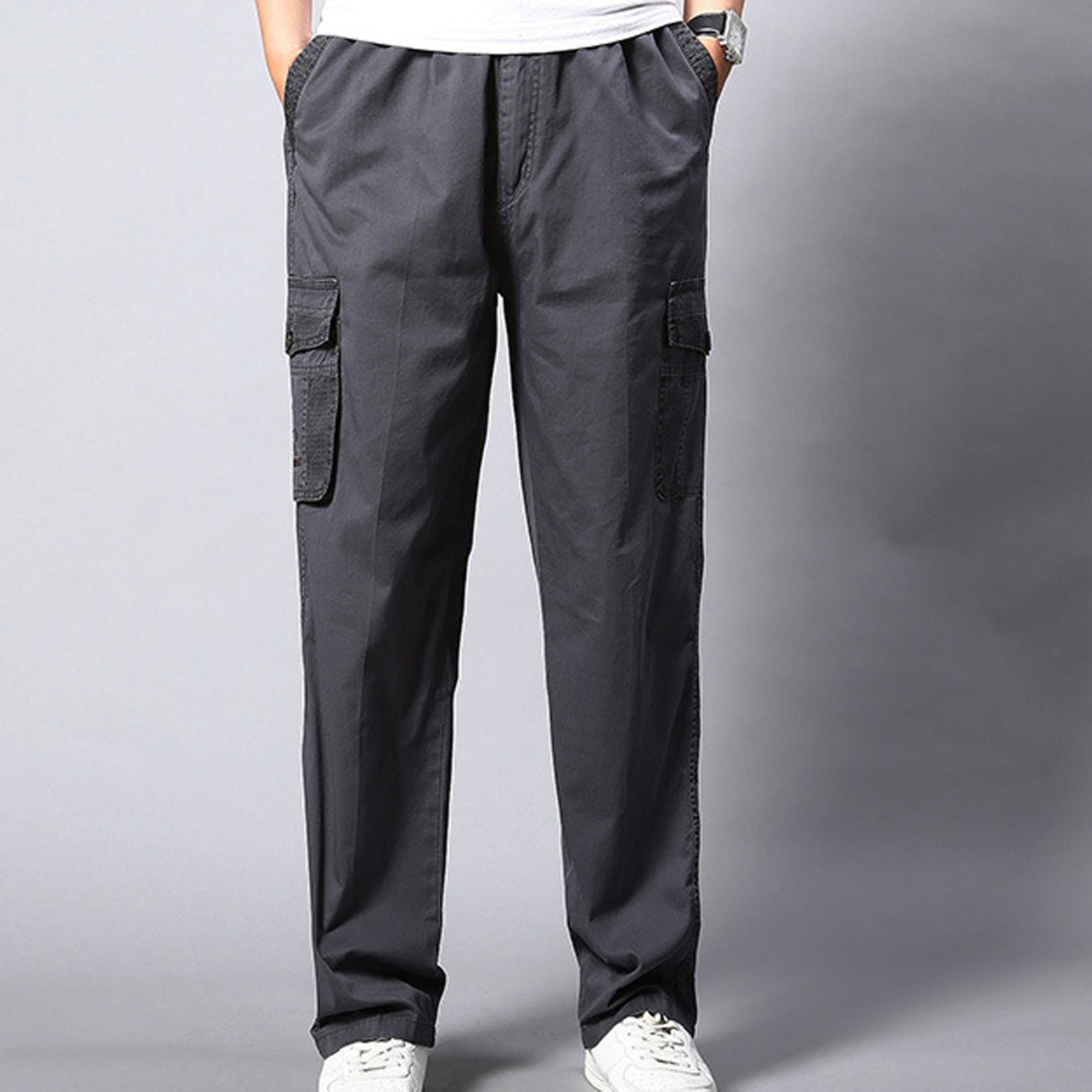 Seeotter Men's Cargo Pants Relaxed Fit Sport Pants Jogger Sweatpants ...