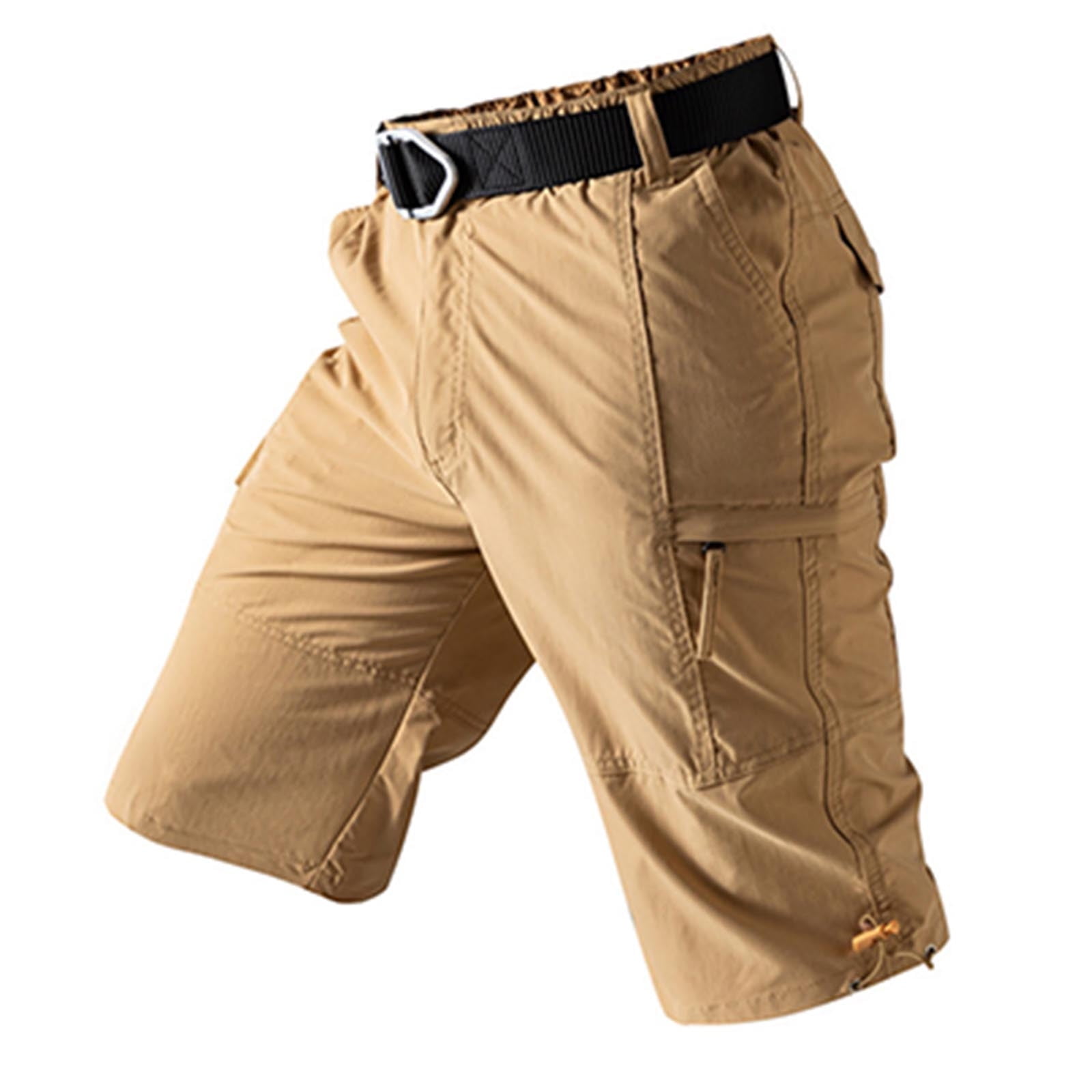 Seeotter Men's Cargo Shorts Relaxed Fit Mens Running Shorts Pockets ...