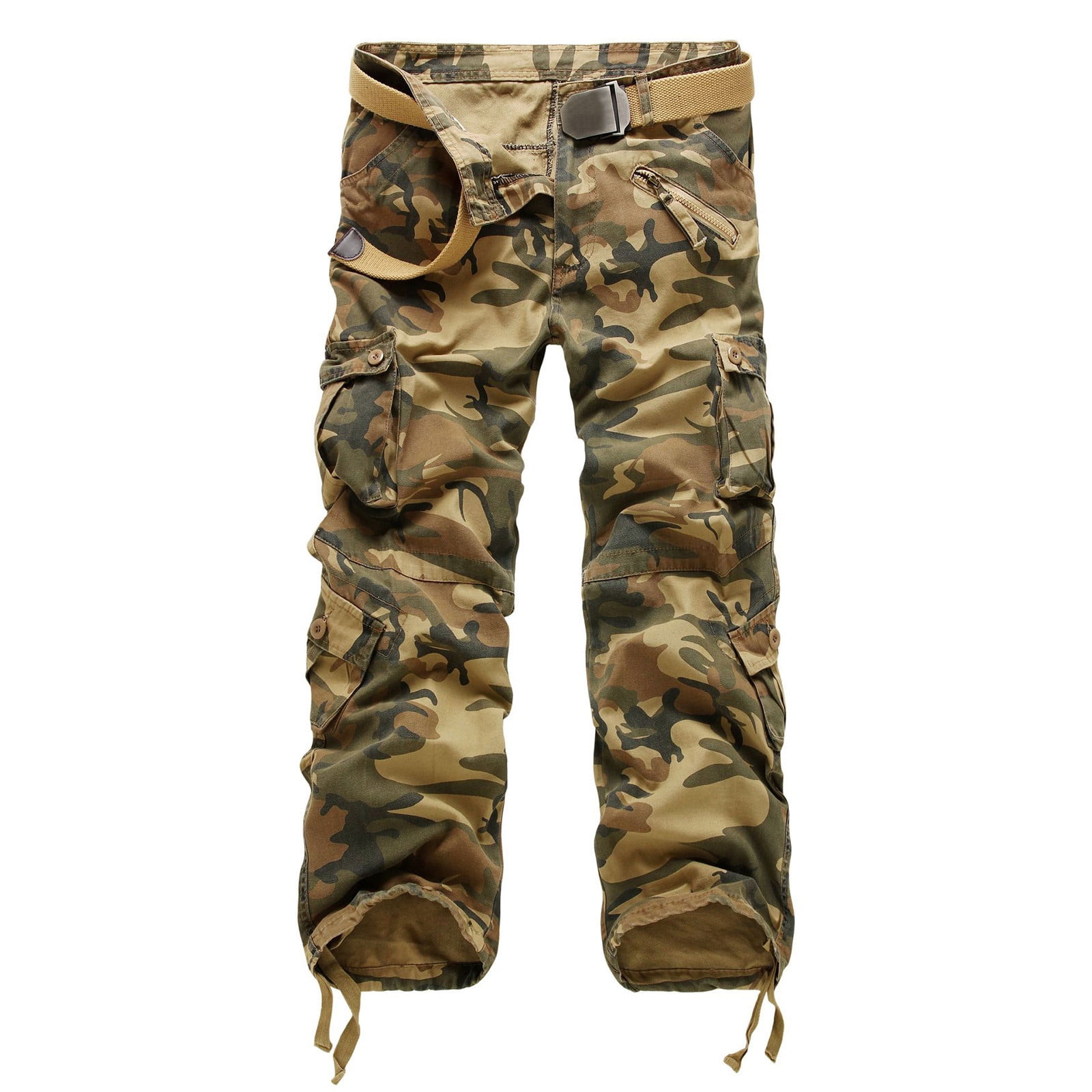 Seeotter Men's Casual Military Pants, Tactical Wild Army Rip Stop Camo ...