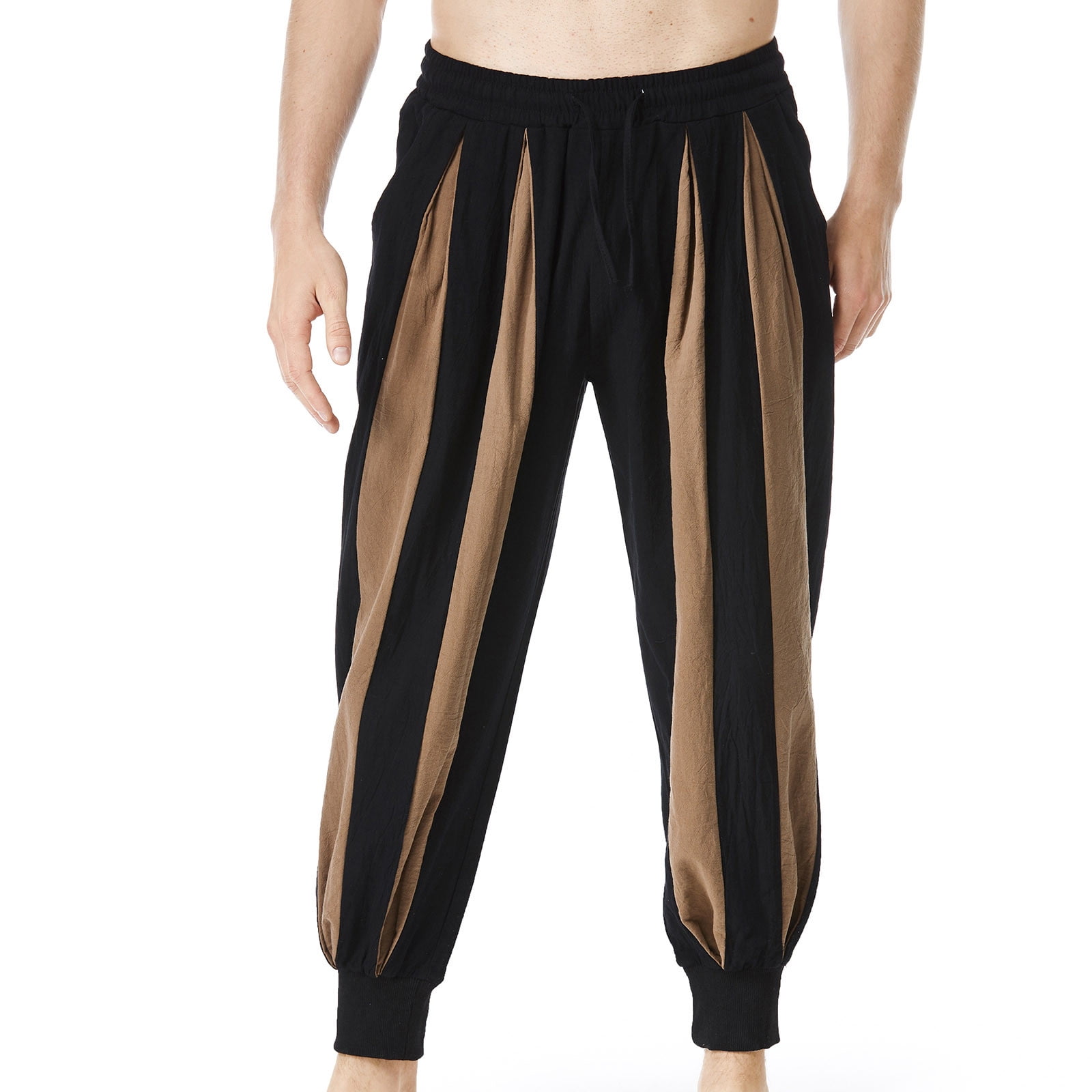 Seeotter Mens Medieval Pirate Pants Renaissance Viking Navigator ...