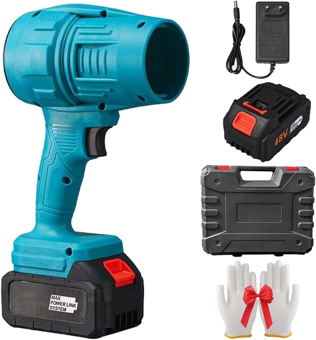 Seese Cordless Leaf Blower, Handheld Turbo Jet Blower, Lightweight ...