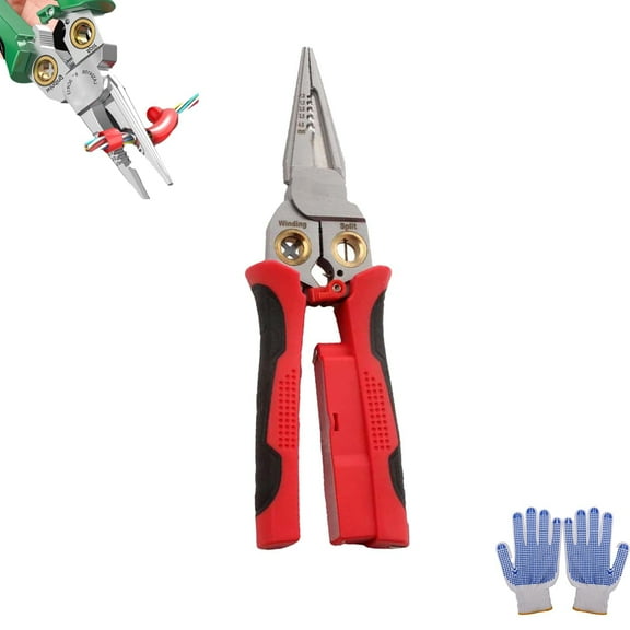 New Multi-function Curved Handle Wire Strippers Pliers Wire High ...
