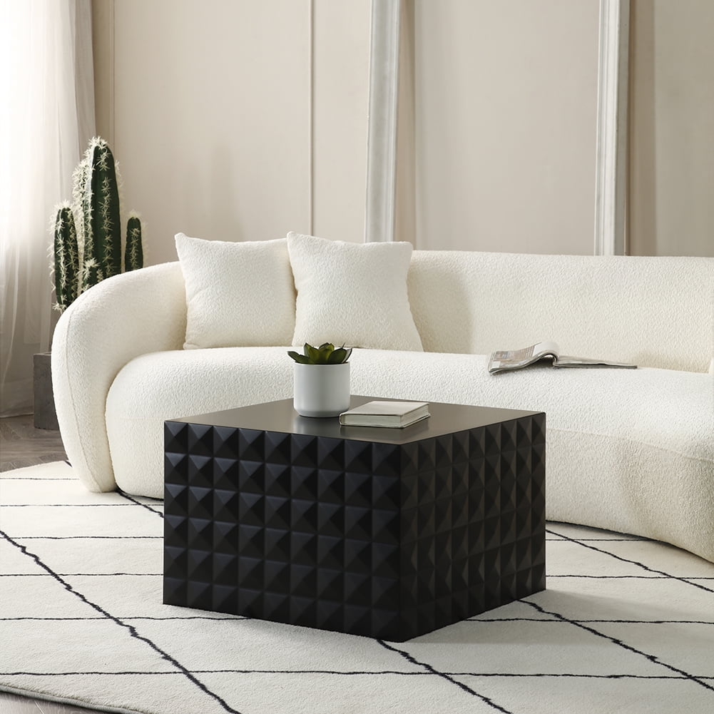 Seetaras 2 Piece Square Nesting Table Set, MDF Coffee Matching ...