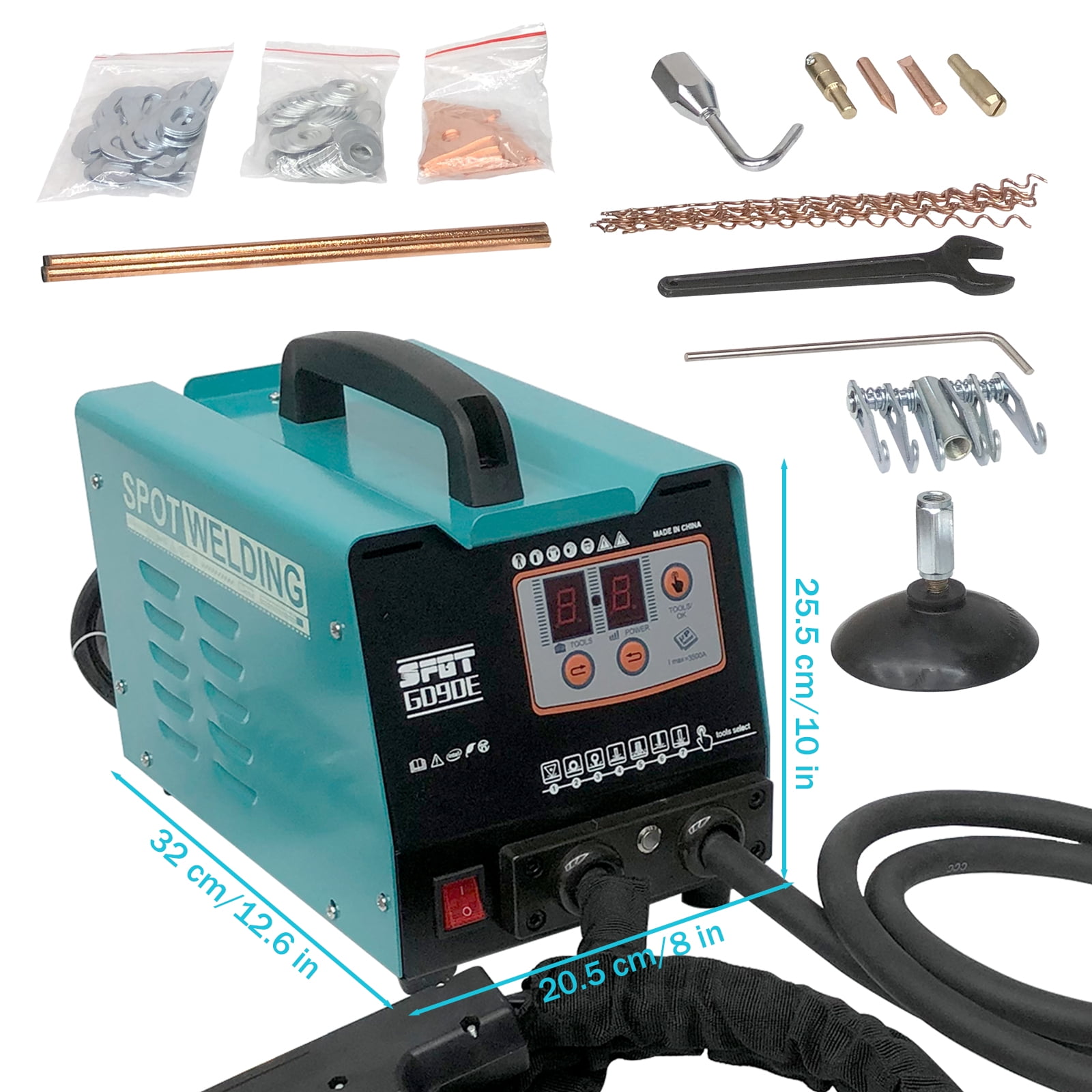 Seetaras 3000W Stud Welder Dent Repair Kit, 110V Auto Spot Welder Dent ...