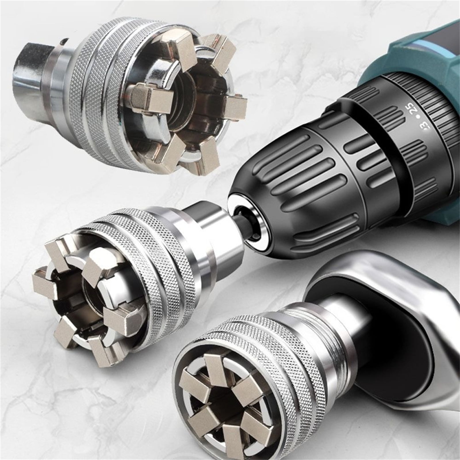 Seetaras Universal Electric Wrench Sleeve Converter Fits Adjustable ...