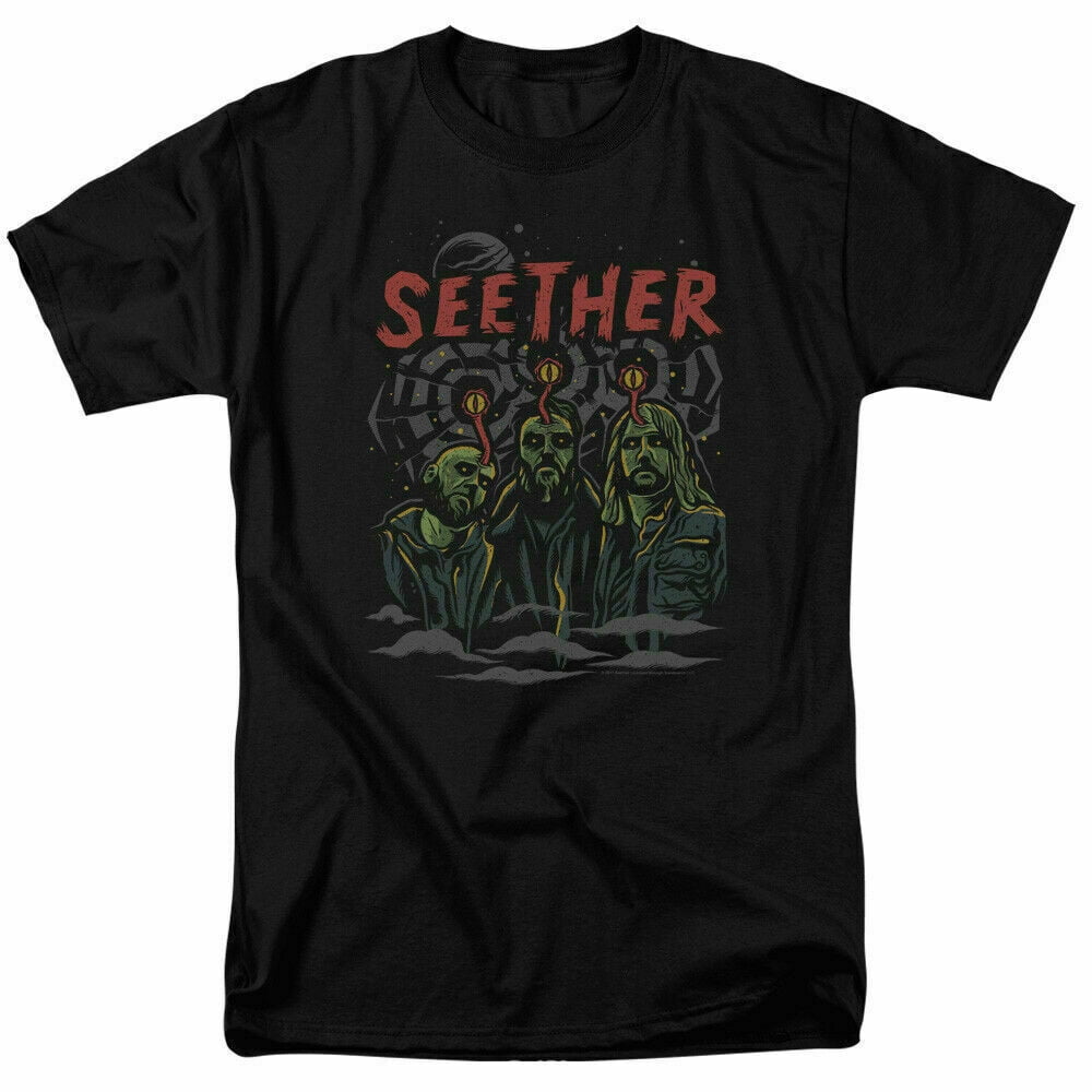 Seether Mind Control T Shirt Licensed Rock N Roll Music Band Tee Black ...