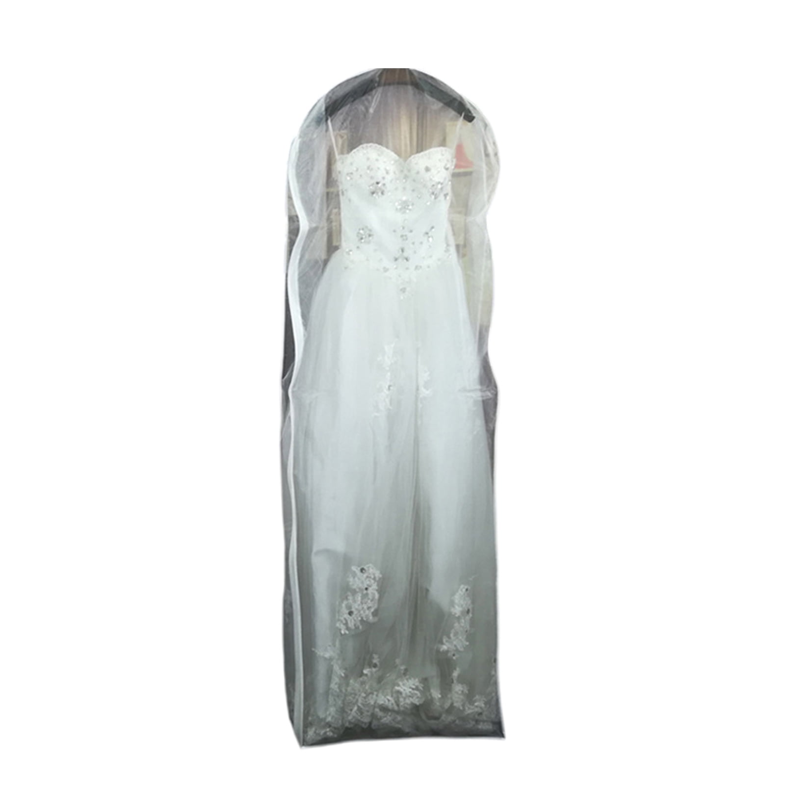 Seethrough Wedding Gown Garment Bag for Bridal Dresses and Long ...