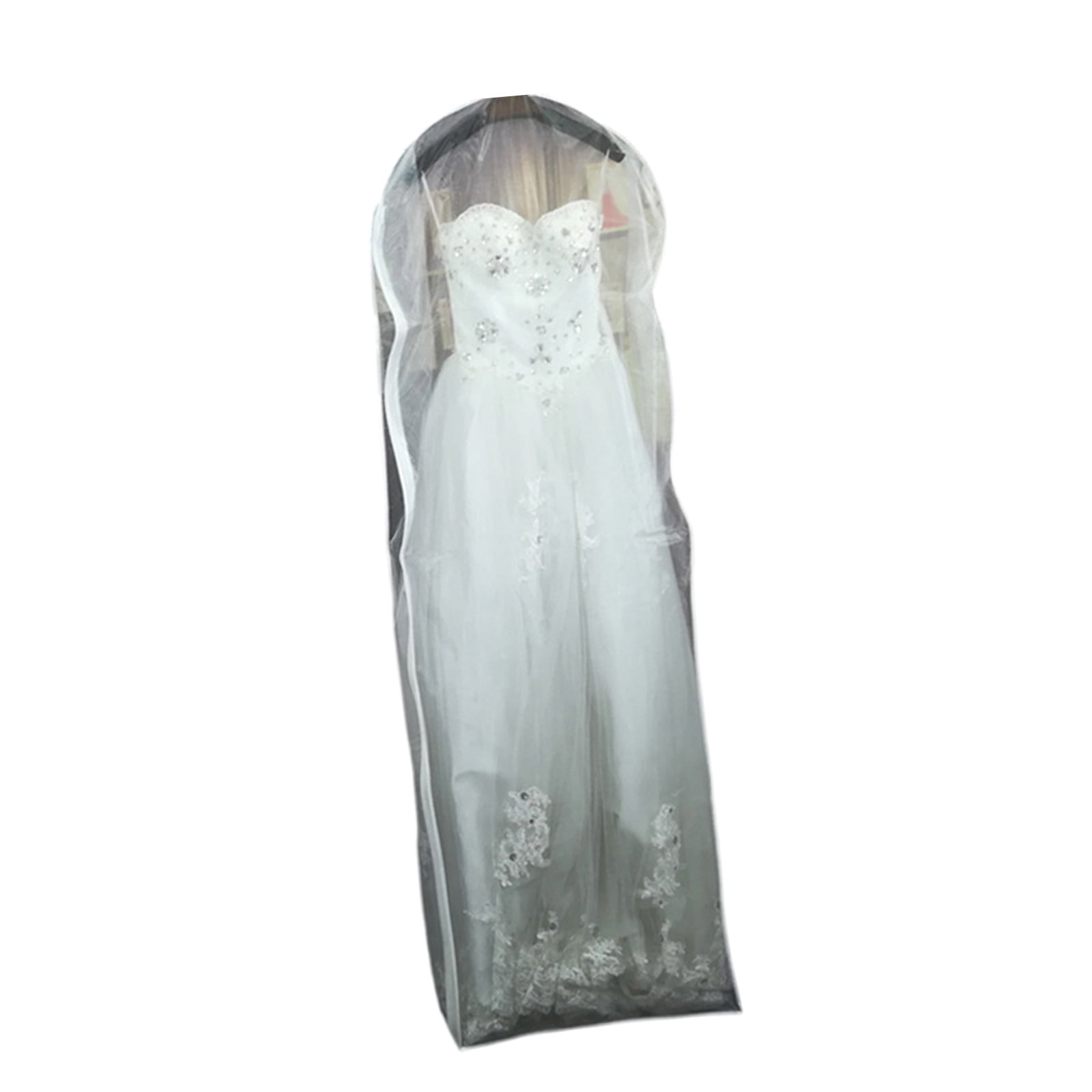 Seethrough Wedding Gown Garment Bag for Bridal Dresses and Long ...