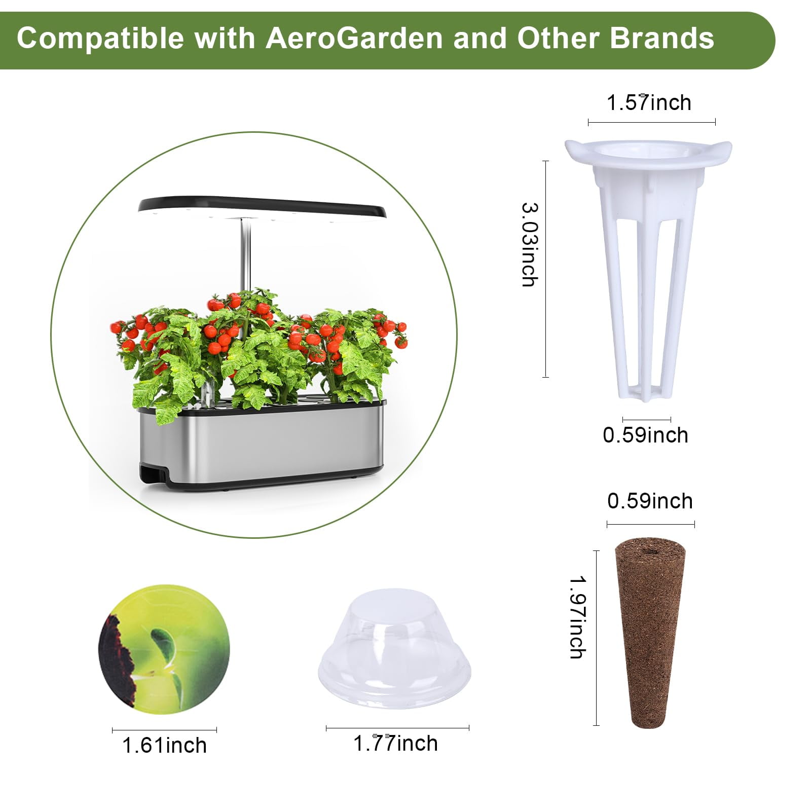 Seewaazee 79 PCS FEV6 Hydroponic Indoor Seed Pods, Growing for Aerogarden & Other Brands - Seed ...