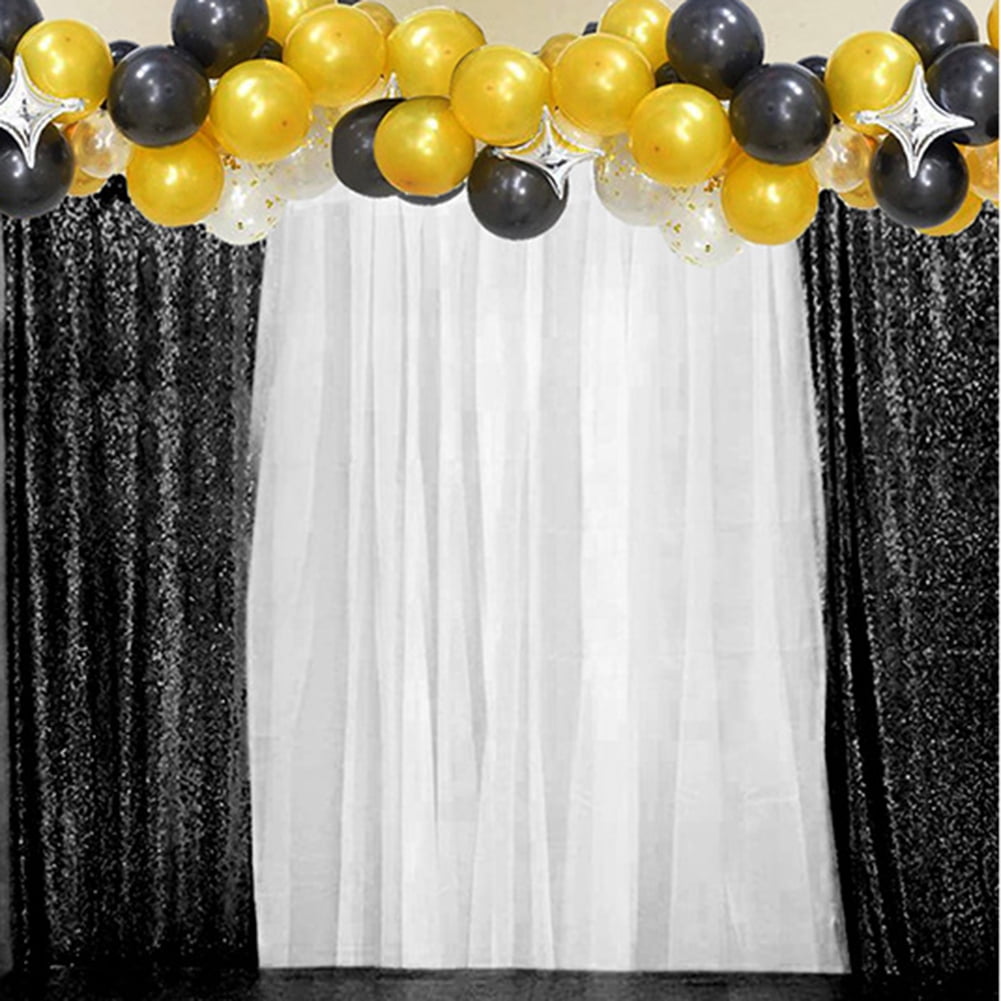 1 Panel Sequin Backdrop Christmas Party Backdrop Curtains Glitter Photo ...