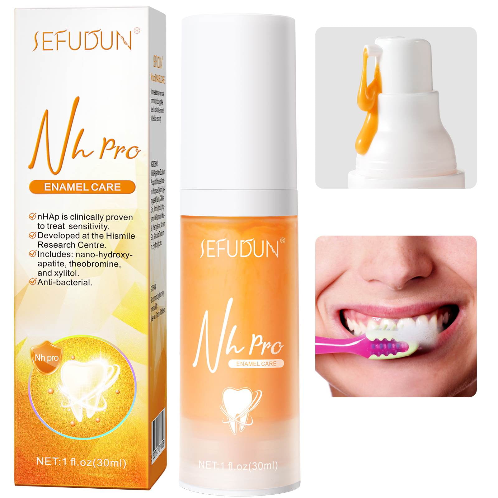 Sefudun Anti Sensitivity Toothpaste Teeth Whitening Toothpaste - Repair ...