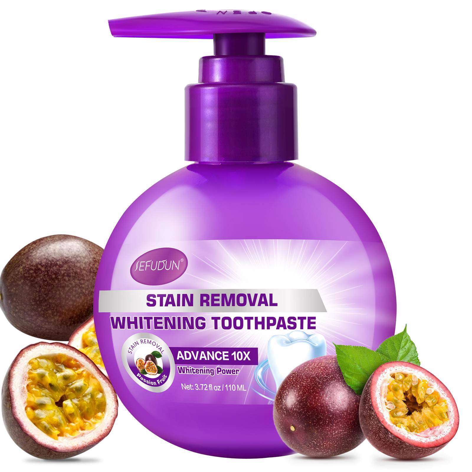 Sefudun Baking Soda Toothpaste Whitening Intense Removes Stains from ...