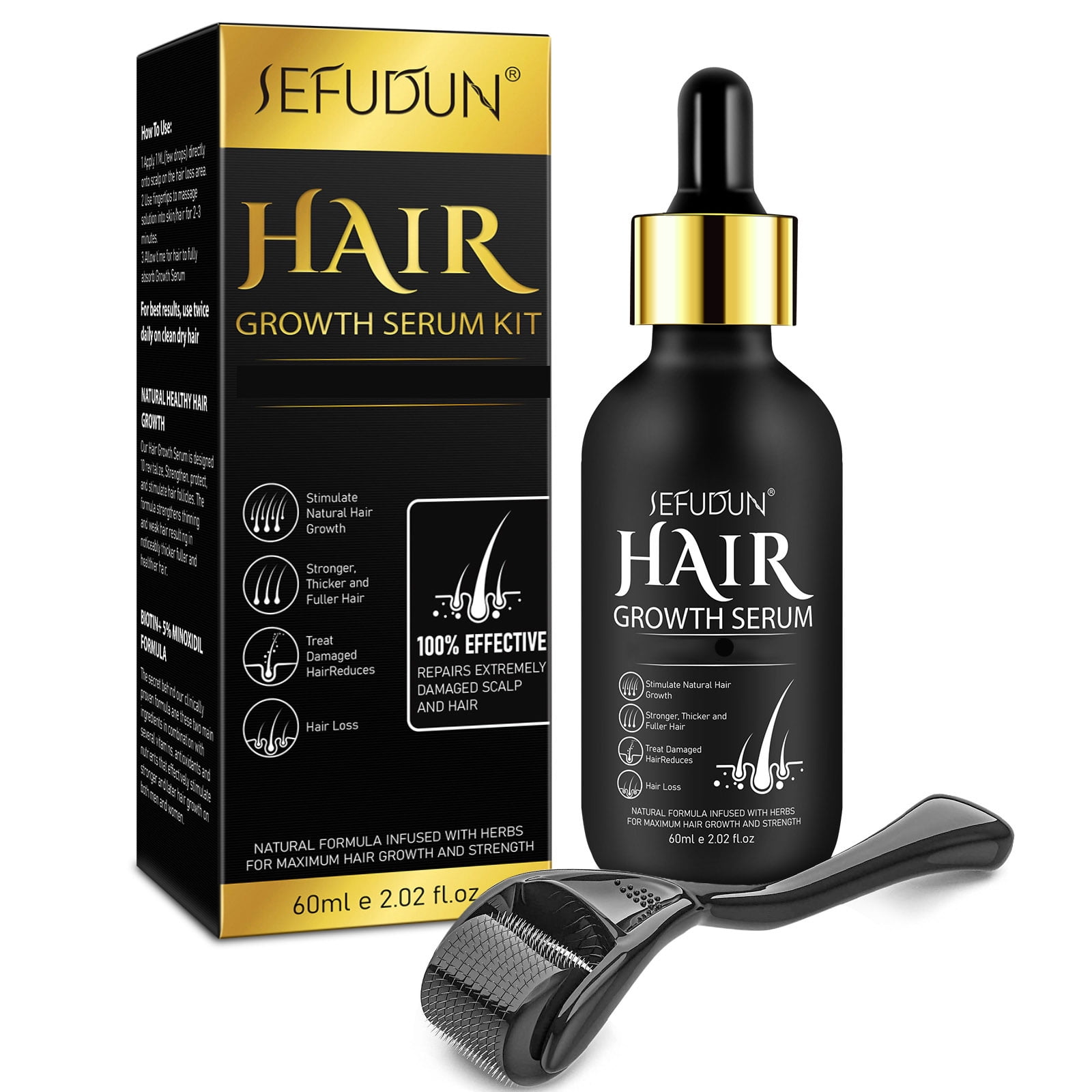 Sefudun Hair Serum for Damaged and Dry Hair Women Men, Provide ...