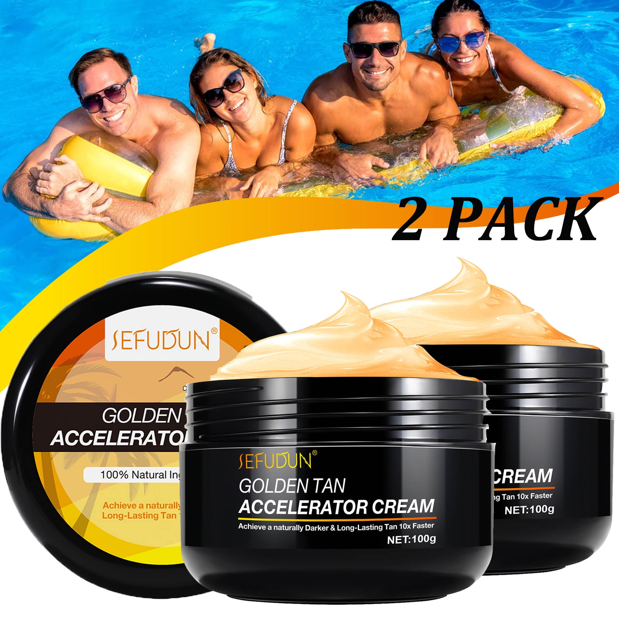 Sefudun Sunless Tanning Lotion for Women Men,Golden Tan Accelerator ...