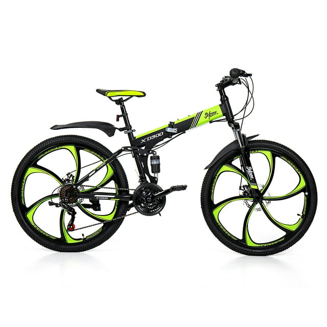Sefzone 26 inch Folding Off-road Mountain Bike for Men and Women ...