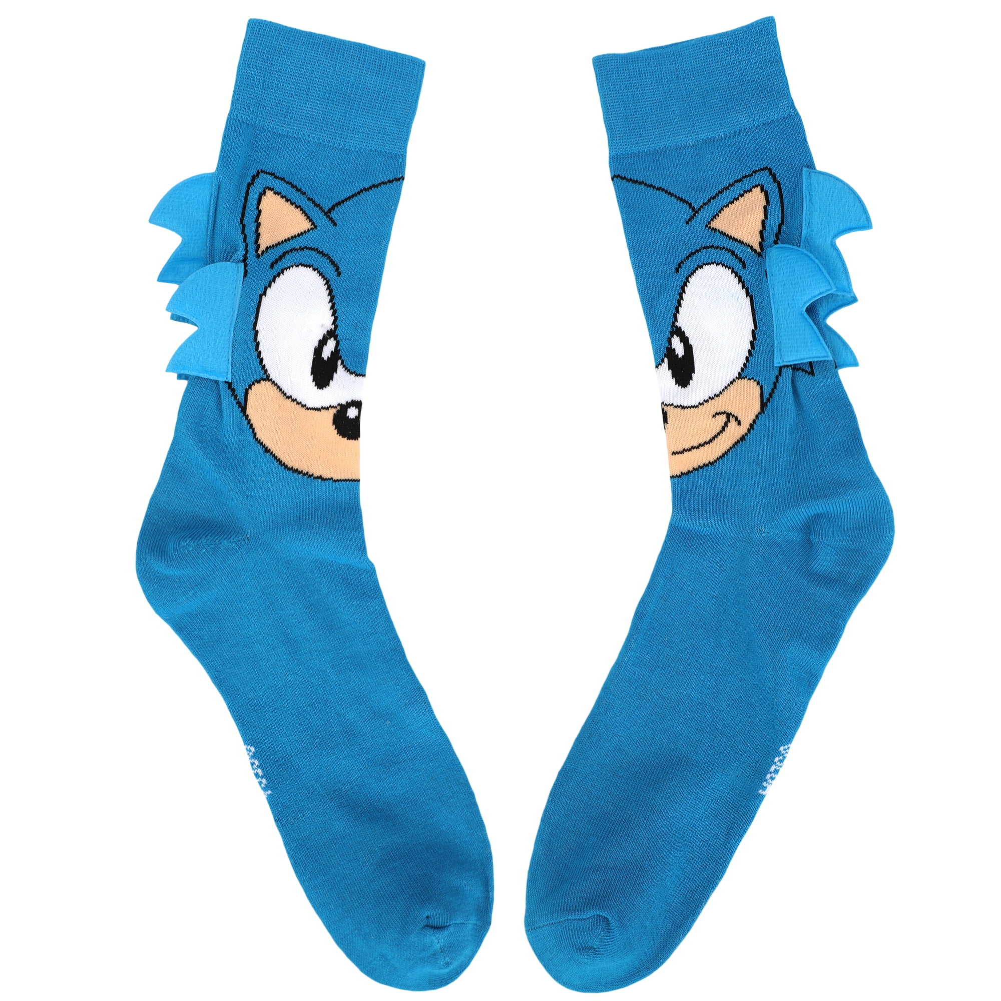 Sega Sonic The Hedgehog Crew Sock with Quills One Size - Walmart.com