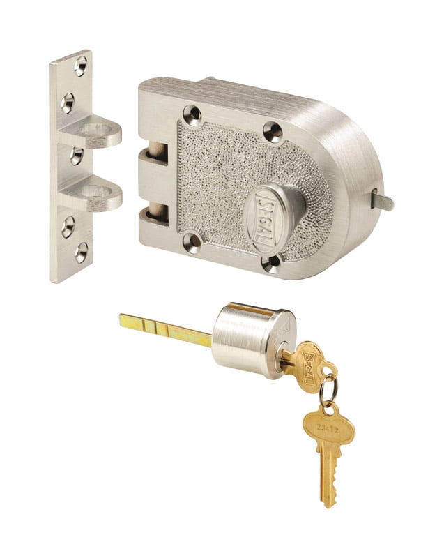 Segal Single Cylinder Deadbolt Lock in Bronze Construction, 4-1/2 in ...