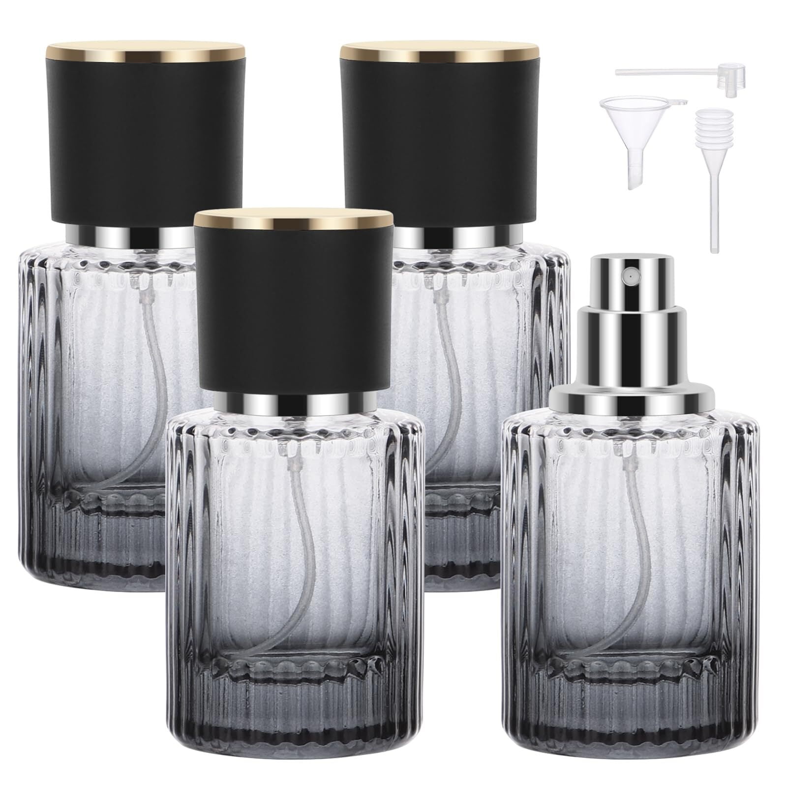 Segbeauty 30ml Empty Vintage Glass Perfume Bottles, 1oz Cologne Spray ...