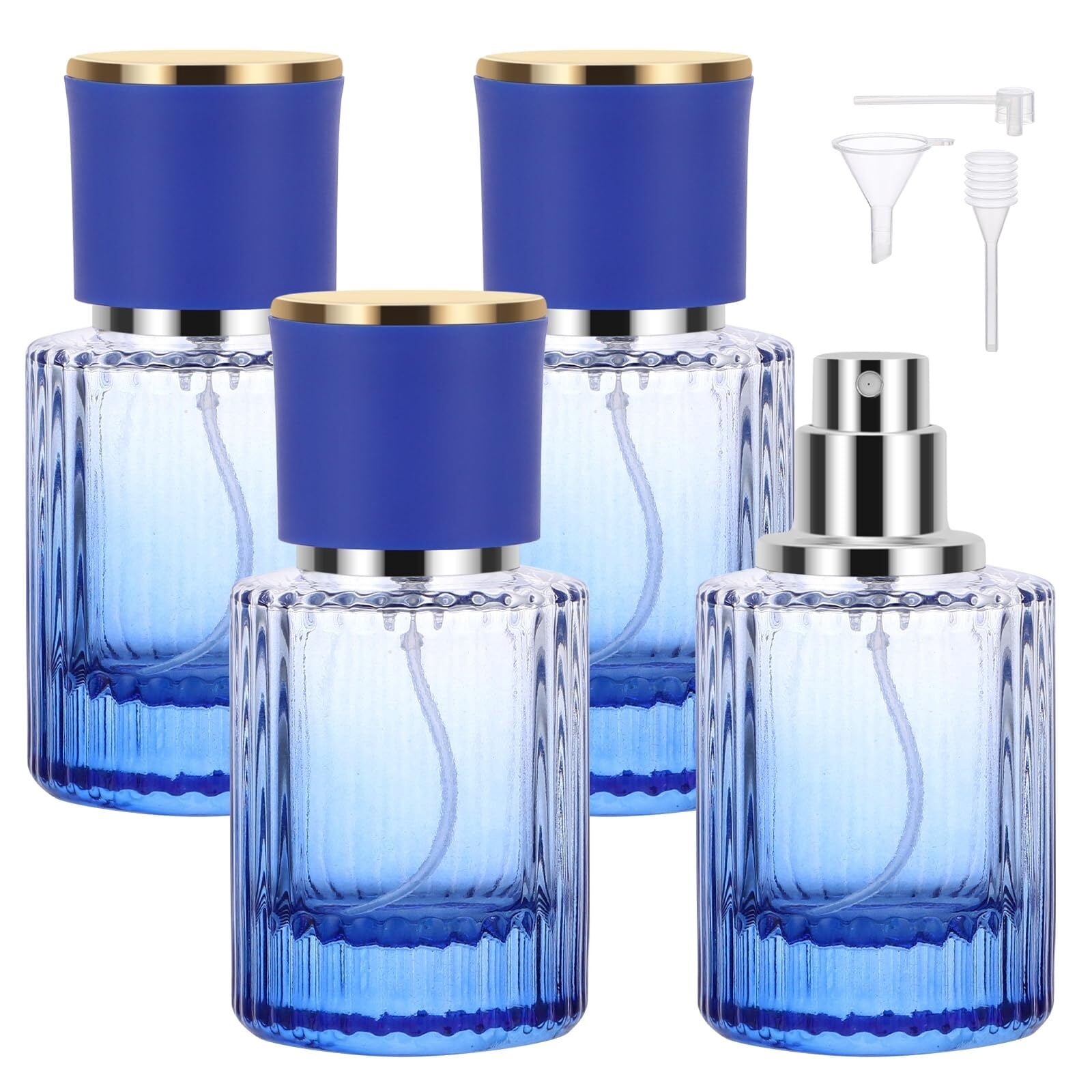 Segbeauty 30ml Empty Vintage Glass Perfume Bottles, 1oz Cologne Spray ...