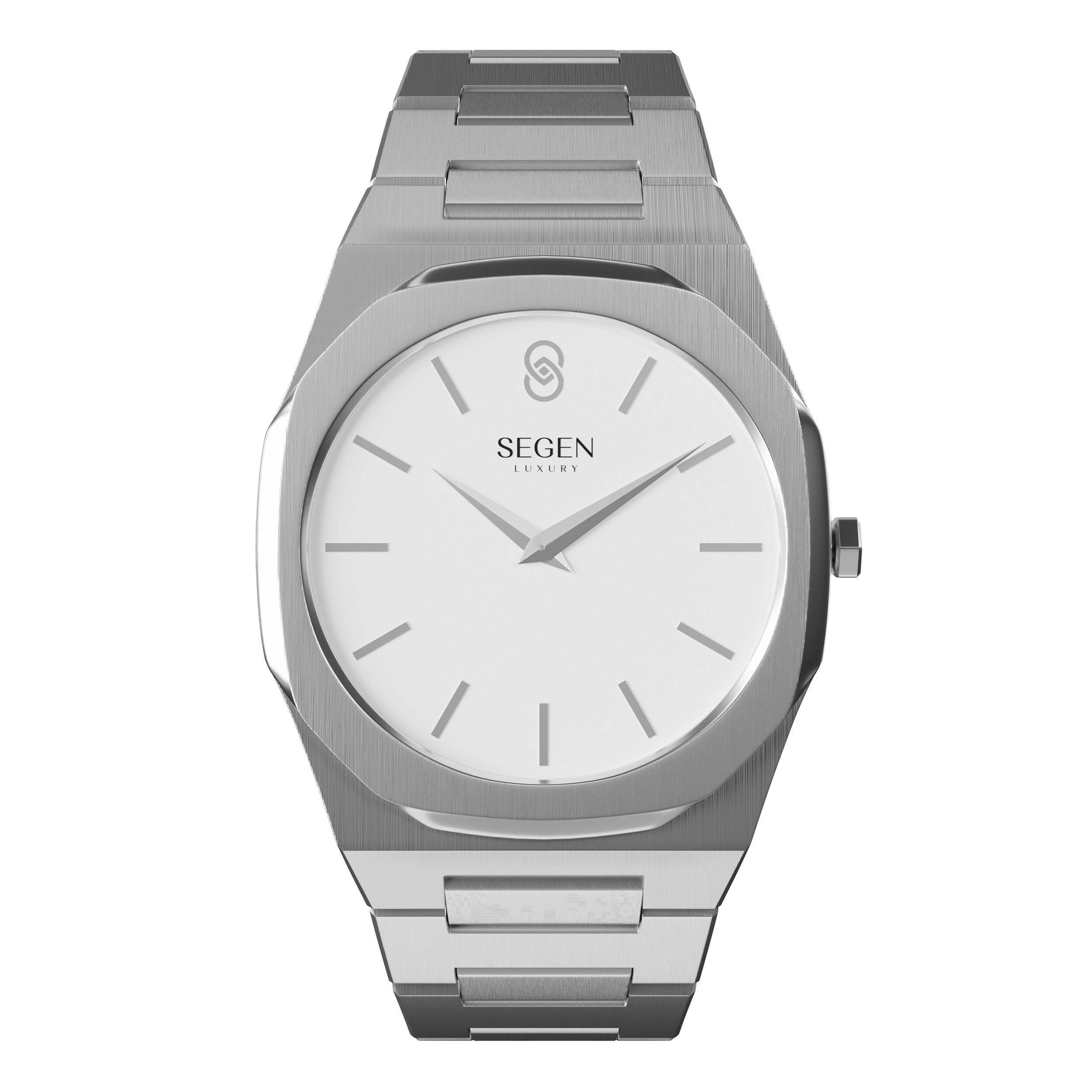 Segen Luxury Designer Stainless Steel Mens Watch Thin Design - Walmart.com