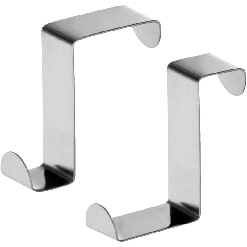 Seger Steel Door Hooks - Set of 2 - Reversible for Standard Doors ...