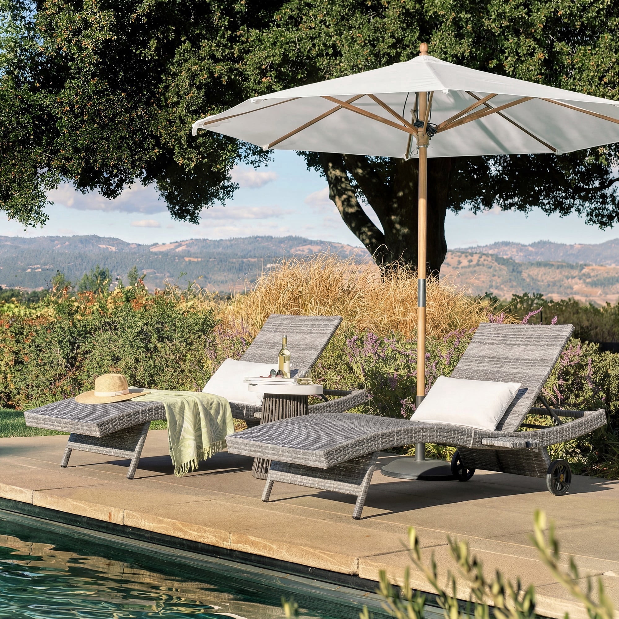 Segmart Outdoor Chaise Lounges for Office Patio Furniture - Walmart ...