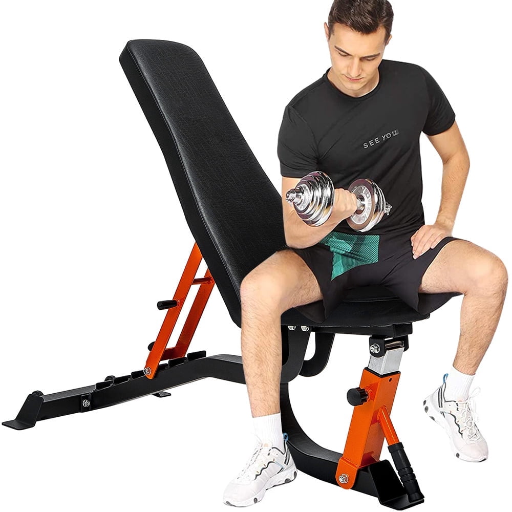 Segmart Gym Weight Bench, Adjustable Weight Bench for Full Body Workout ...