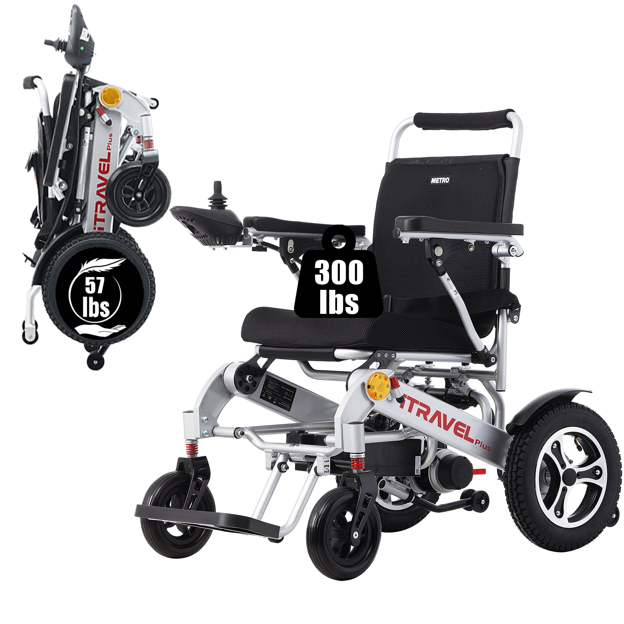 Segmart Lightweight Electric Wheelchairs for Adults, Segmart Compact ...