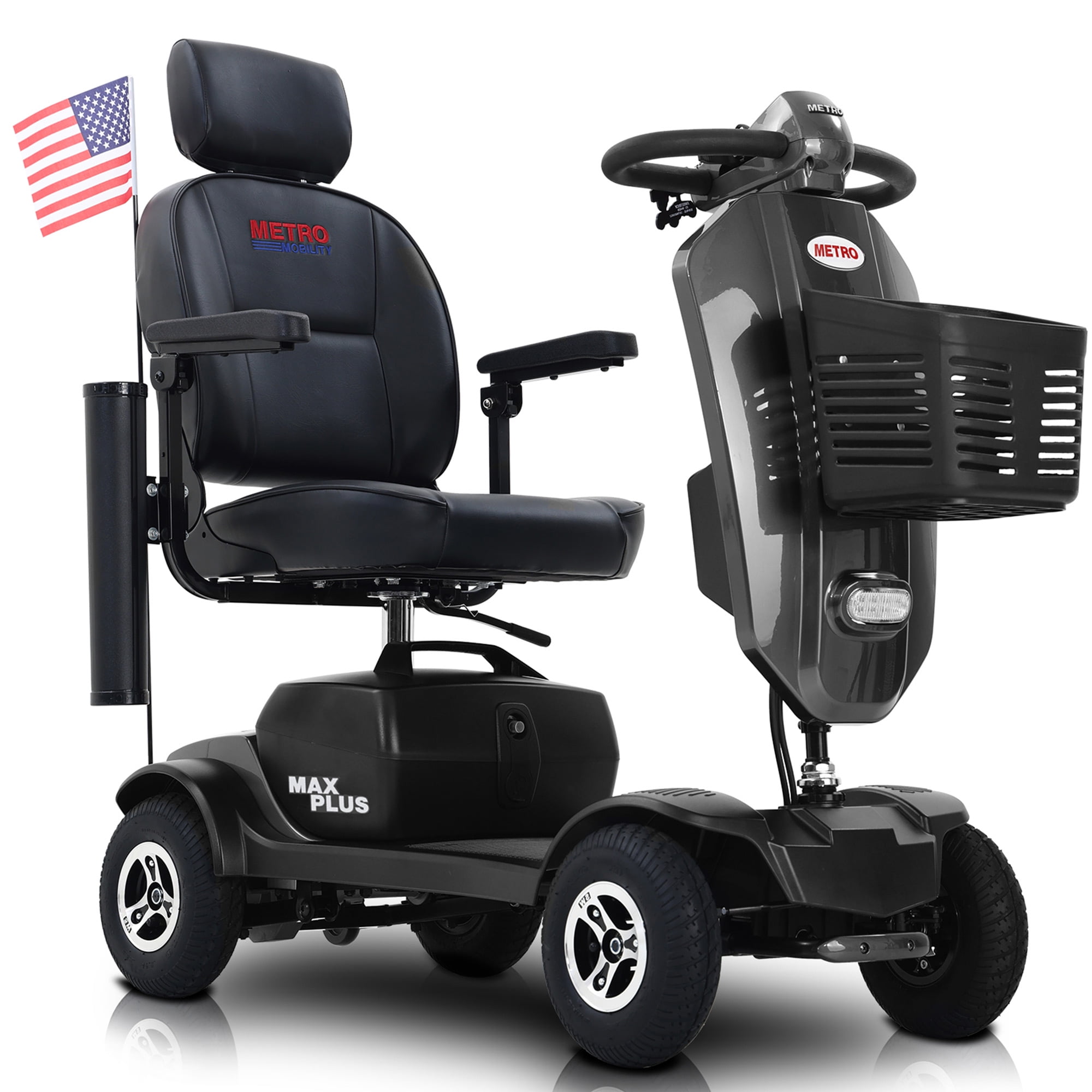 Segmart Mobility Scooter, 300W Motor Compact Electric Wheelchair with ...