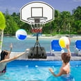Segmart Portable Poolside and Outdoor Basketball Hoop, Adjustable ...