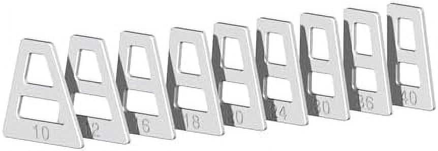 Segmented Bowl Wedgies - Wedges for Segmented Turning (White) - Walmart.com