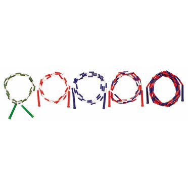 Jump Rope with Plastic Beaded Segmentation, 9-Foot, Pack of 6 - Walmart.com