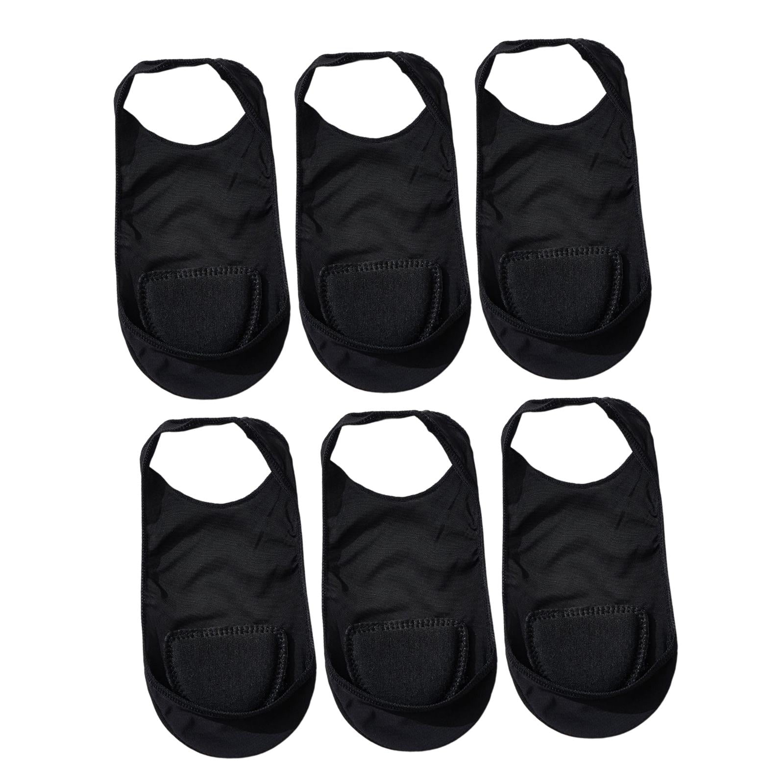 Segolike 3 Pairs Women Invisible Socks, Low Cut No Show Socks, Non Slip ...