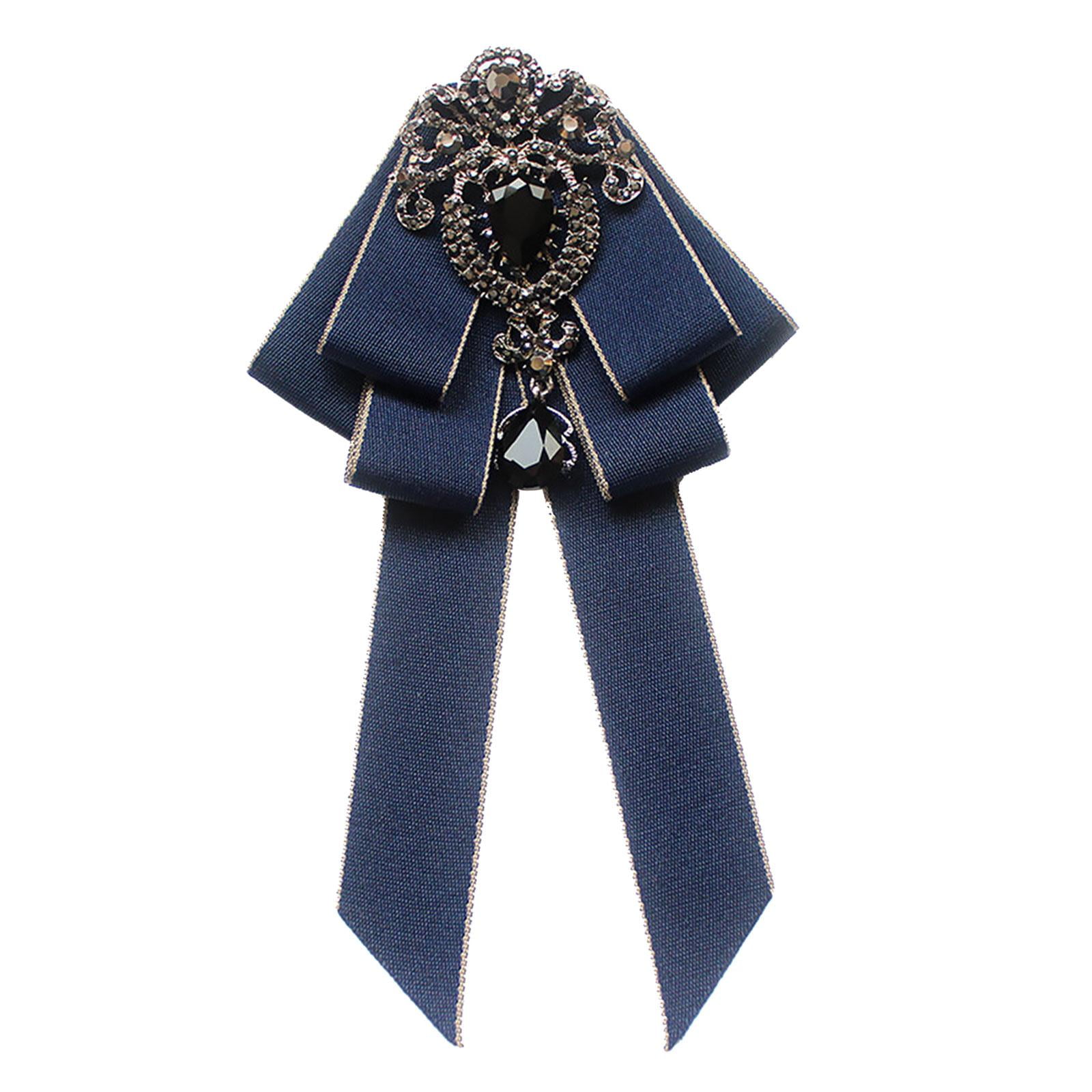 Segolike Bow Tie for Women Ribbon Brooch Gilrls Neck Tie ,Retro Style ...