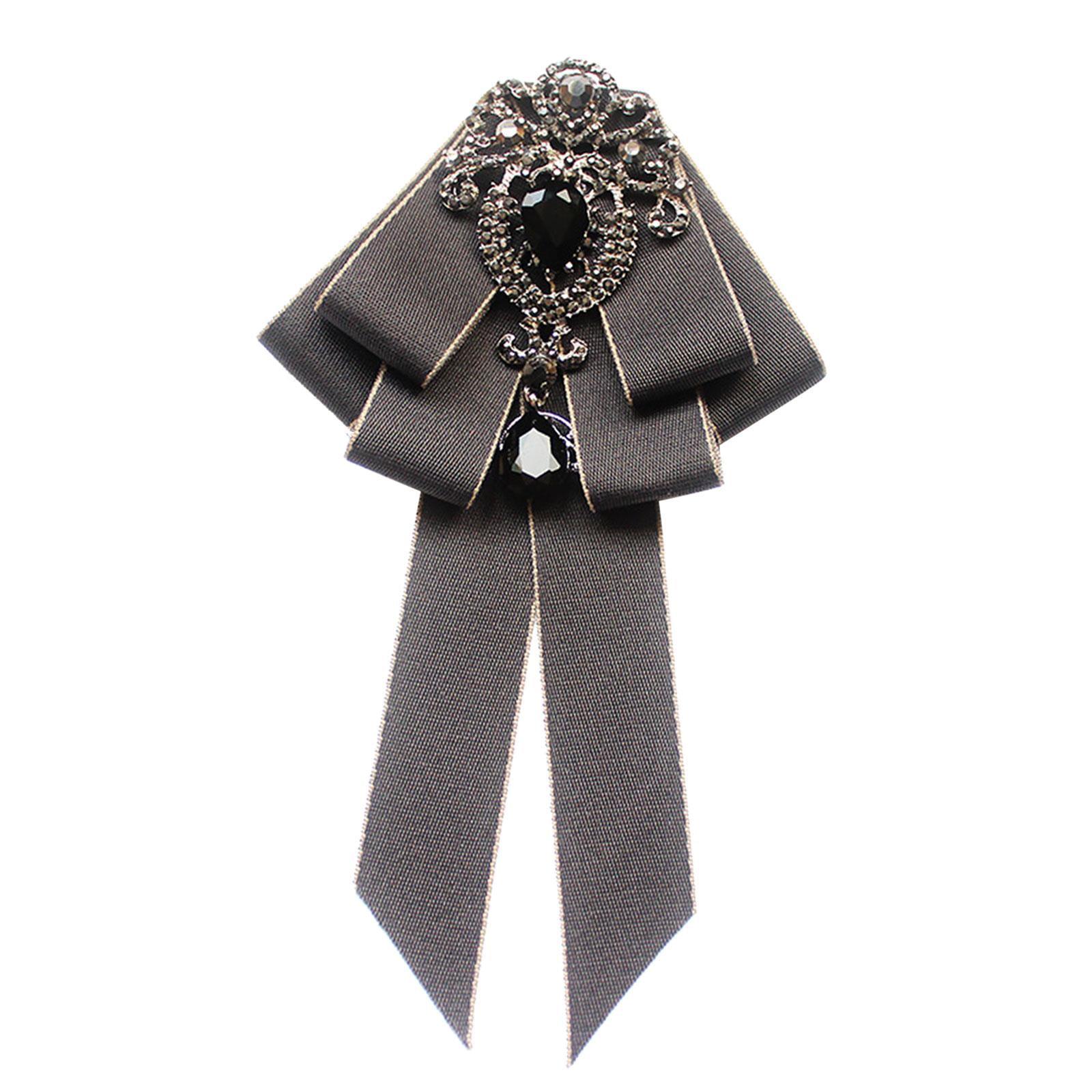 Segolike Bow Tie for Women Ribbon Brooch Gilrls Neck Tie ,Retro Style ...