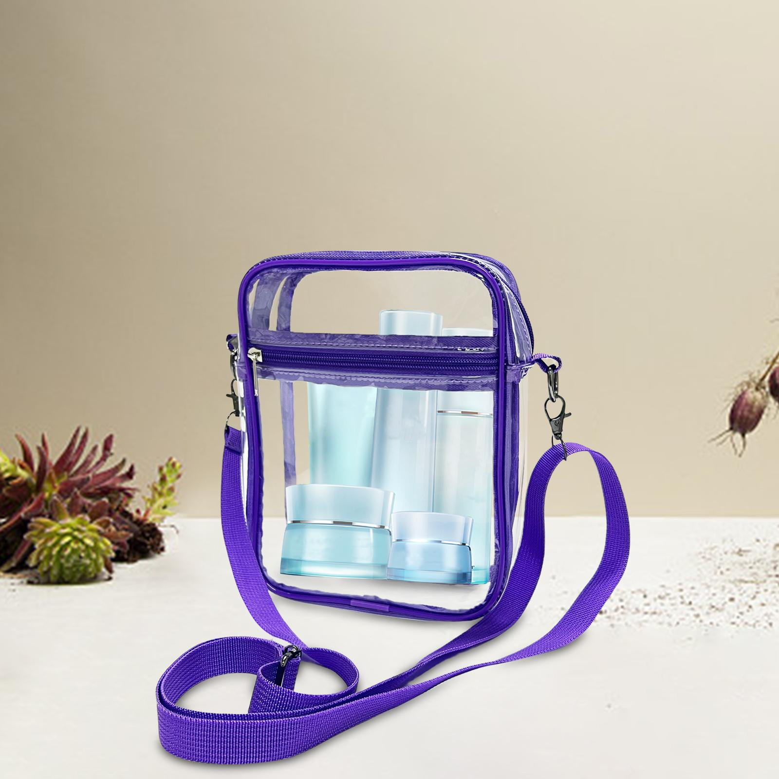 Segolike Clear Crossbody Bag Clear Purse Bag Fashion with Extra Pocket ...