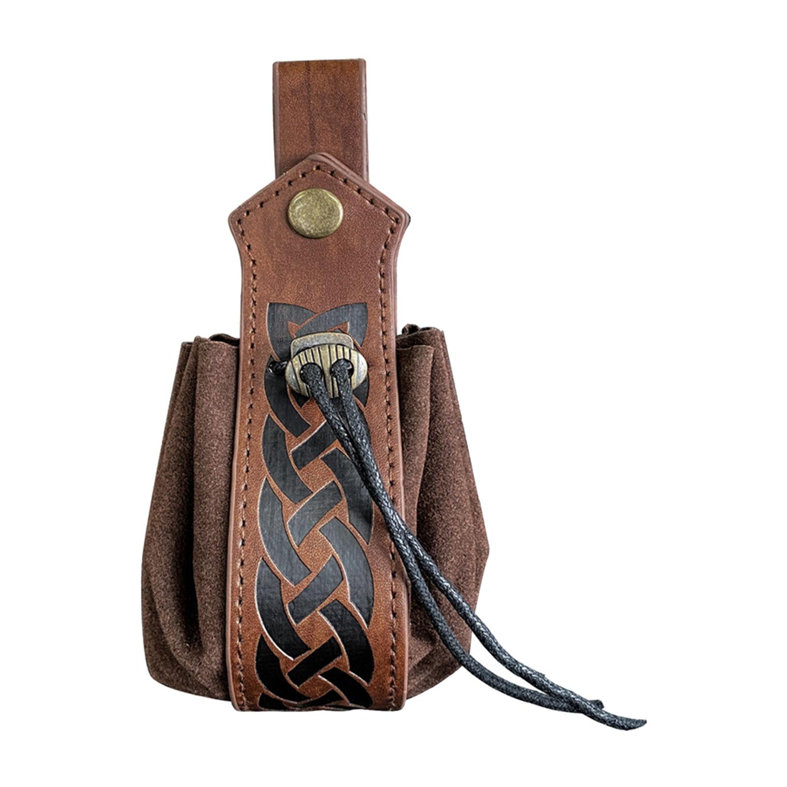 Segolike Coin Pouch Purse Drawstring Waterproof Cosplay Props PU ...