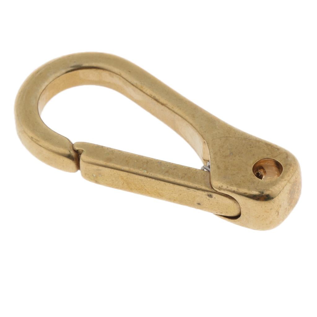 Segolike DIY Holder Keychain Solid Brass Buckle for Key - Walmart.com