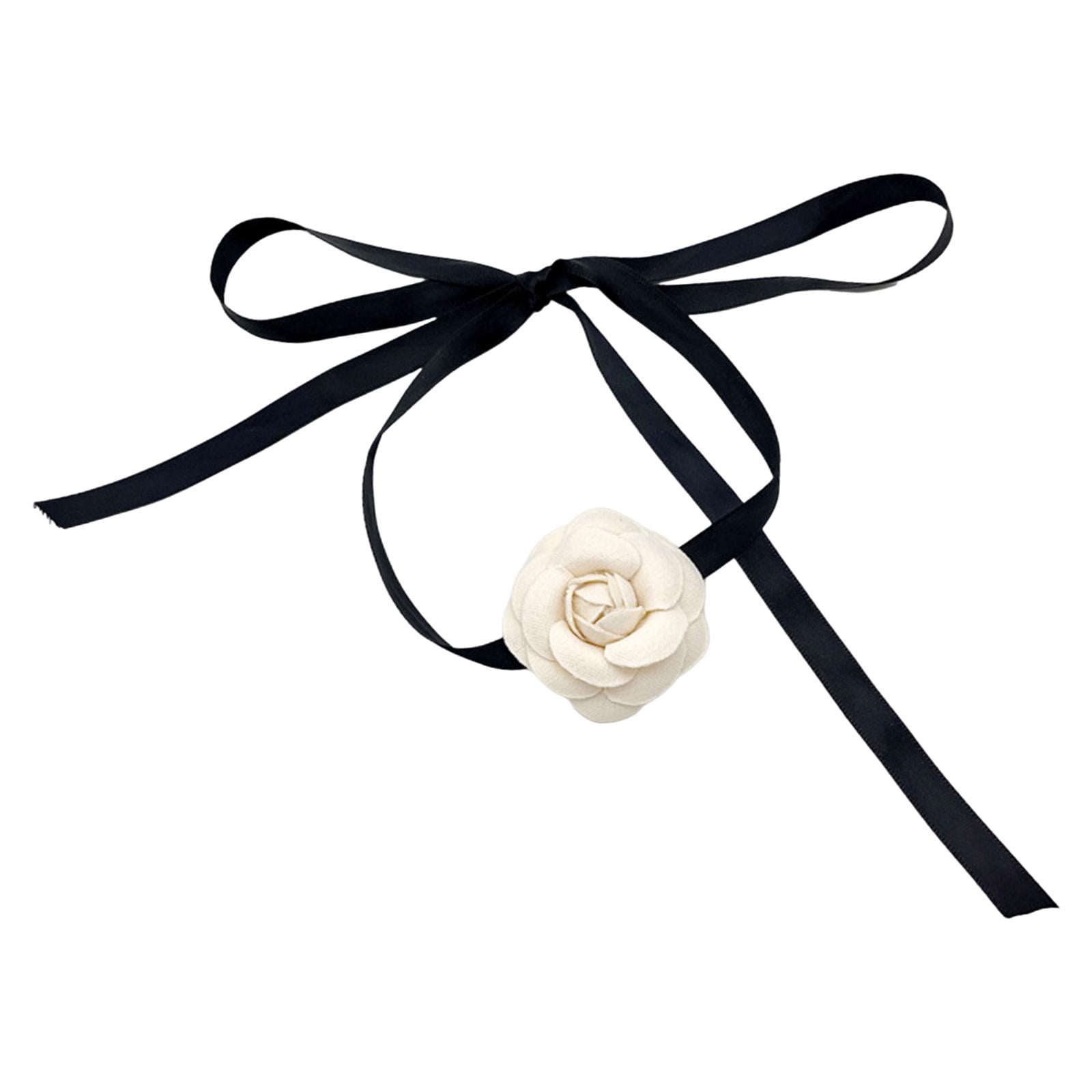 Segolike Flower Choker Necklace, Romantic Flowers Exaggerated ...