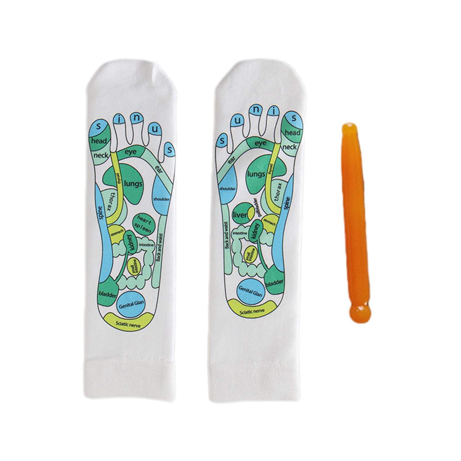 Segolike Reflexology Socks for Foot Massage, Soft, Comfortable, Casual ...