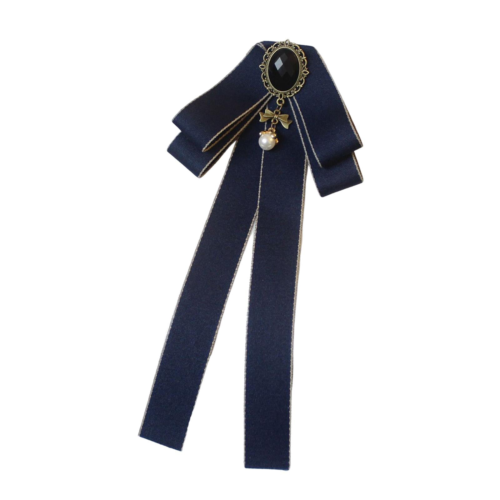 Segolike Ribbon Bow Tie Brooch Neck Tie Neckties Choker Jabot Elegant ...