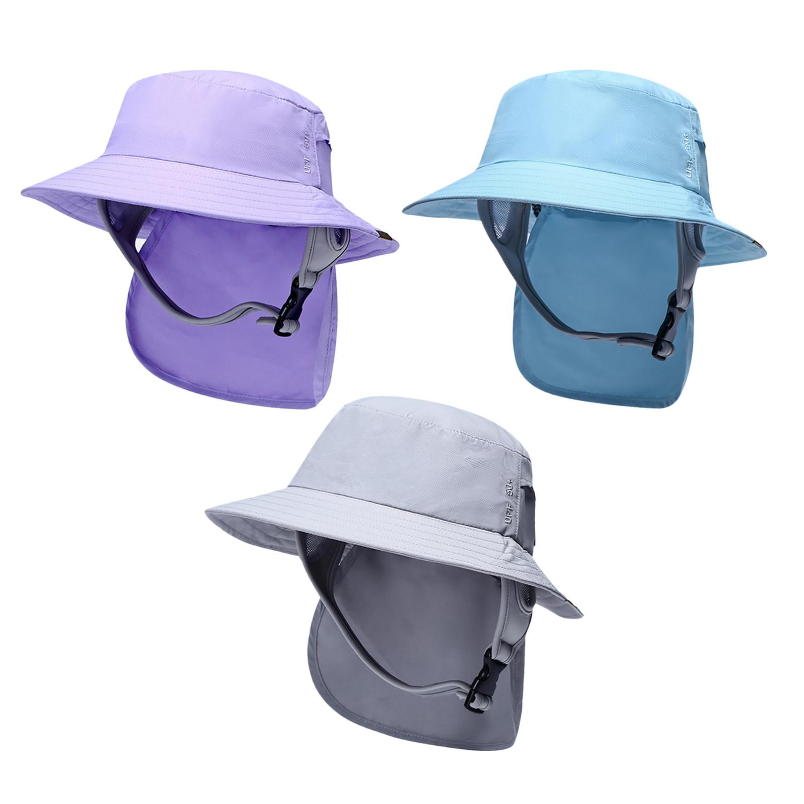 Segolike Surf Bucket Hat,Surf Bucket Hat with Chin Straps Watersports ...
