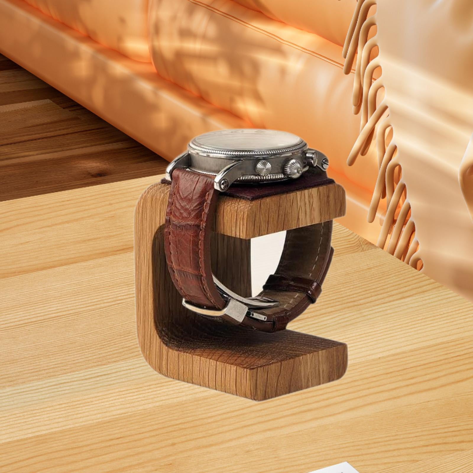 Segolike Wood Watch Stand for Men, Counter Jewelry Stand, Watch ...