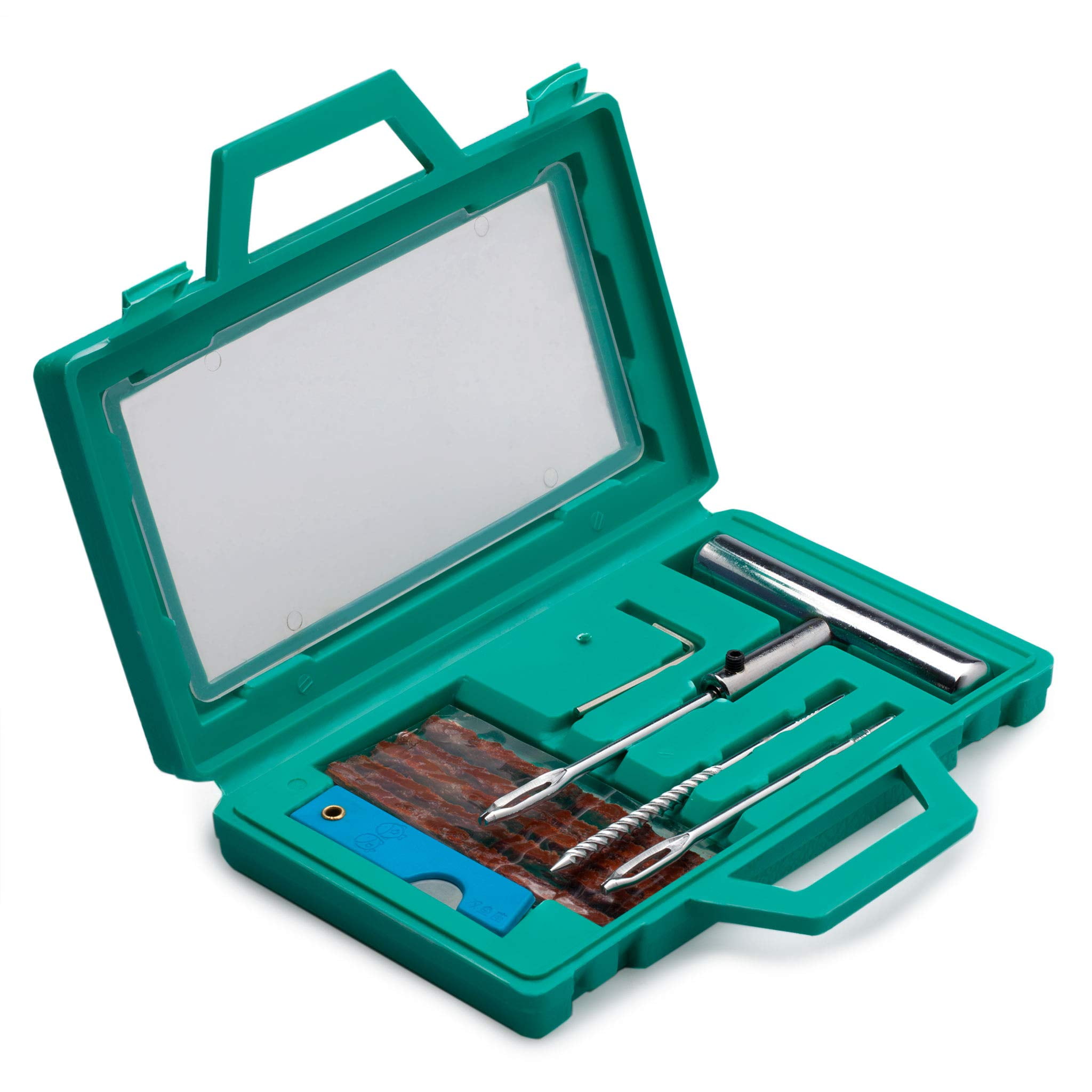 Segomo Tools 10 Piece Universal Flat Tire Puncture Repair Kit for ...