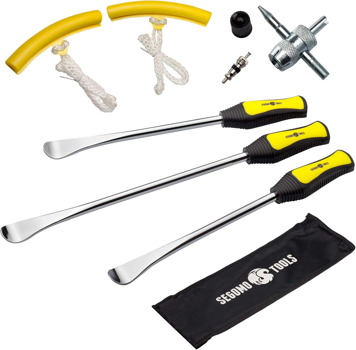 Segomo Tools 23 Piece Professional Steel Tire Changing Tool Set with ...