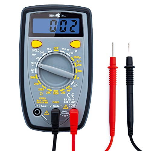 Segomo Tools 500 Volt Amp & Diode Voltage, Resistance & Continuity ...