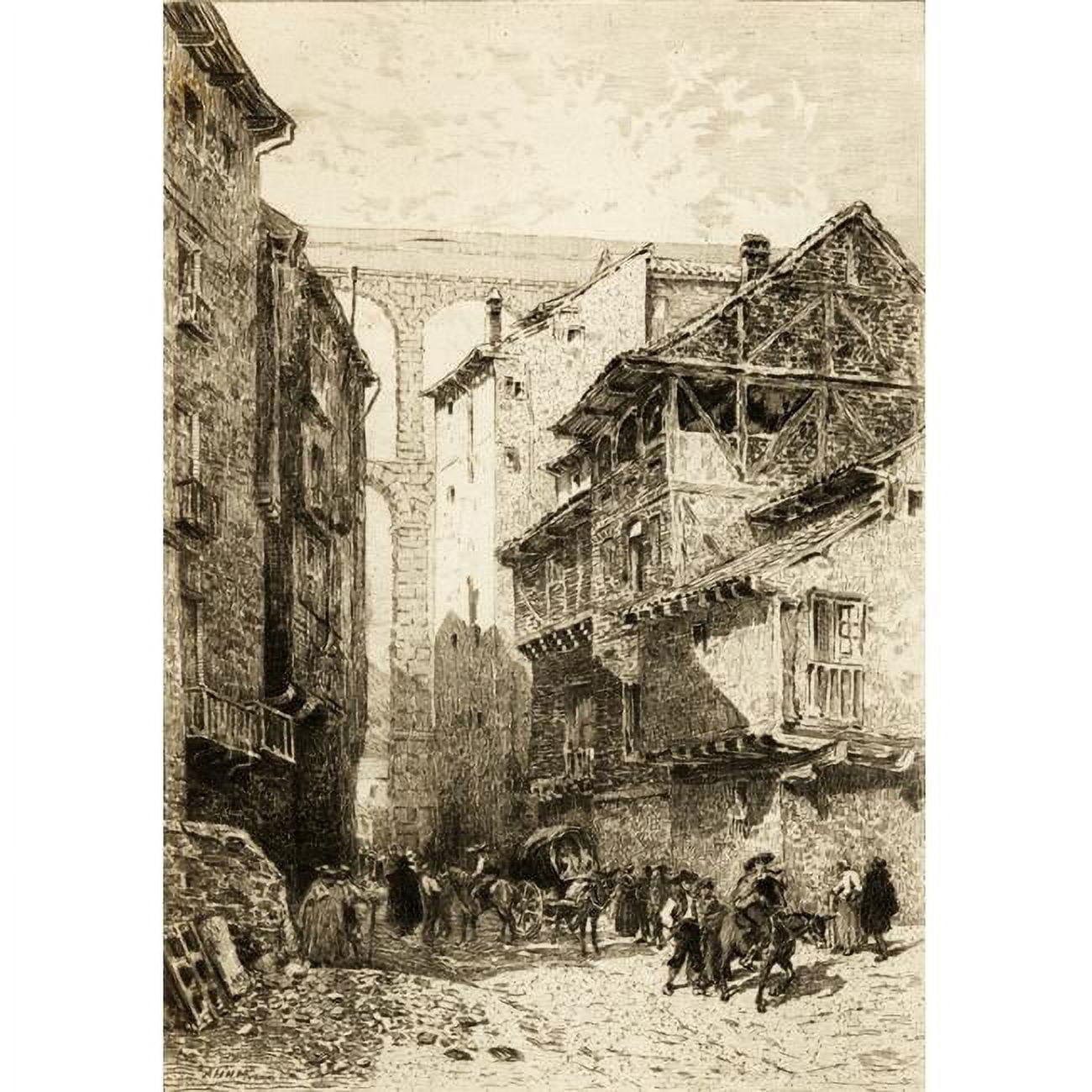 Segovia Spain in The 18th Century From A Painting by A.H.H. Murray ...