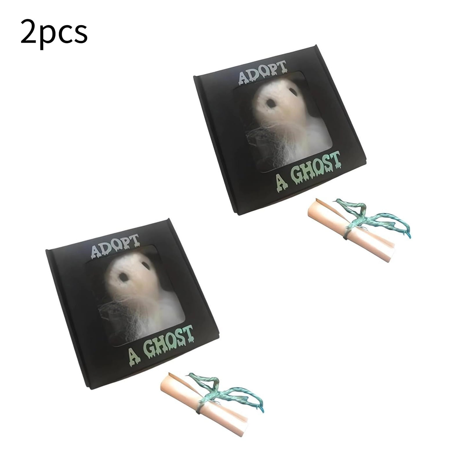 Segrcwoh Adopt A Ghost, Mini Plush Stuffed Ghost Doll, Cute Little ...