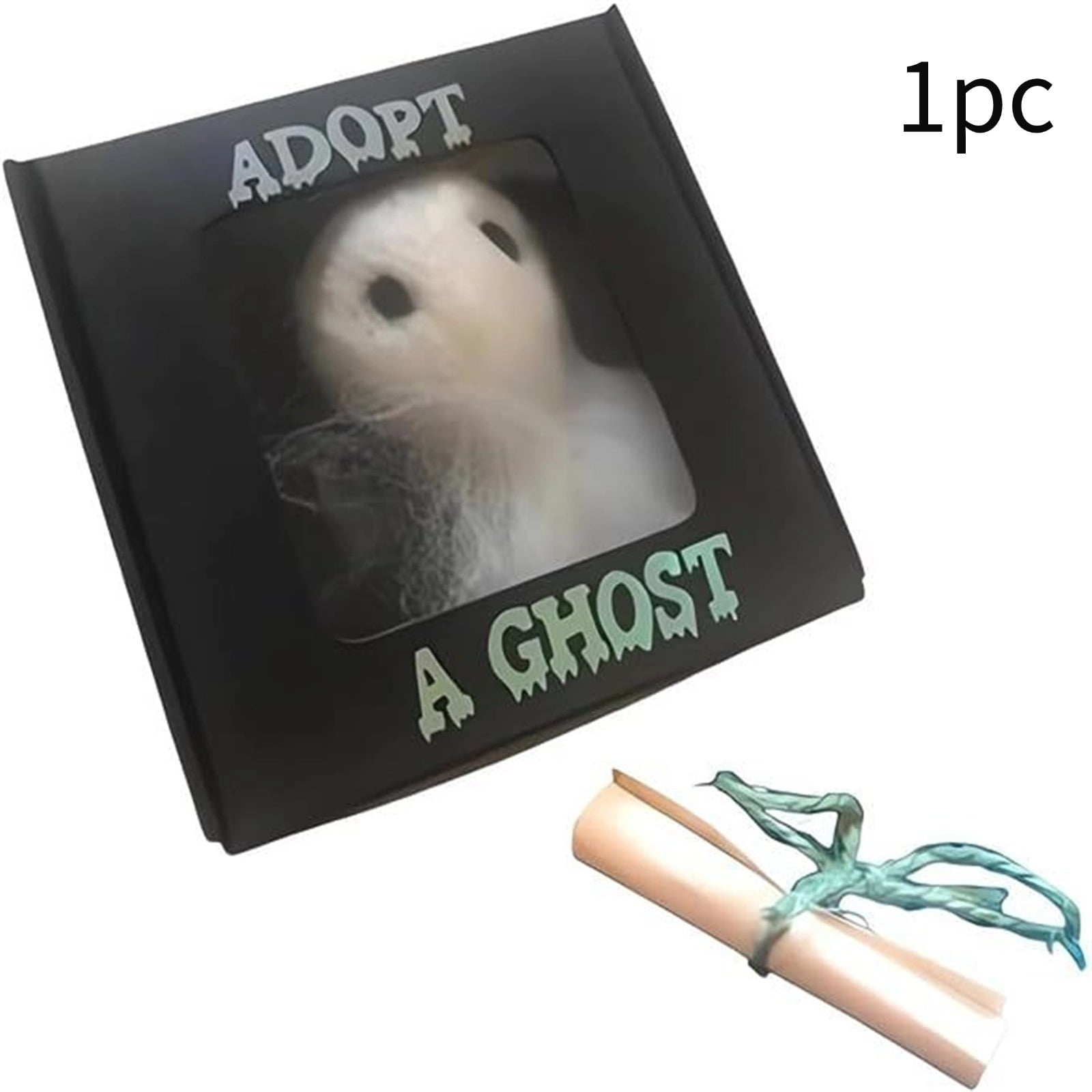 Segrcwoh Unleash Your Inner Spirit: Mini Plush Ghost Doll with ...